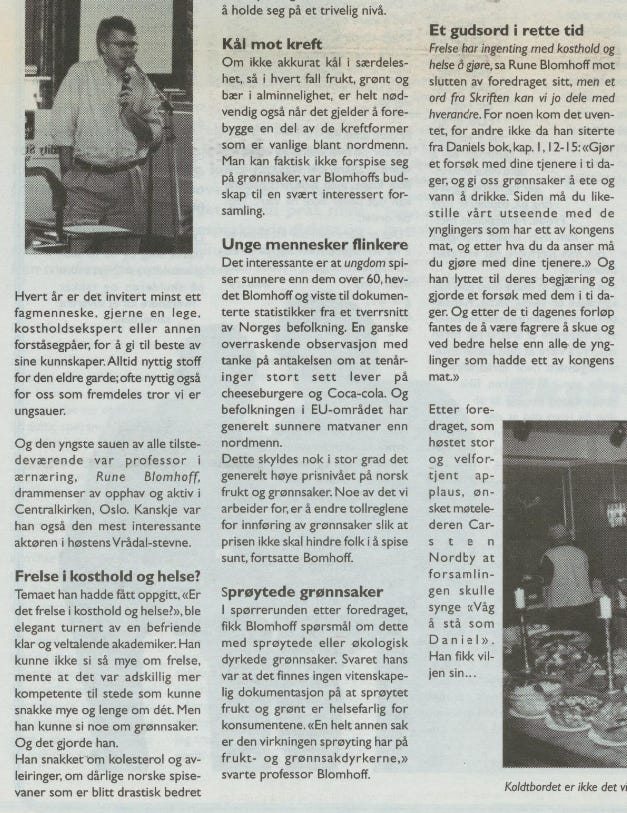 Blomhoffs hellige overbevisning - Lars Magne Sunnanå