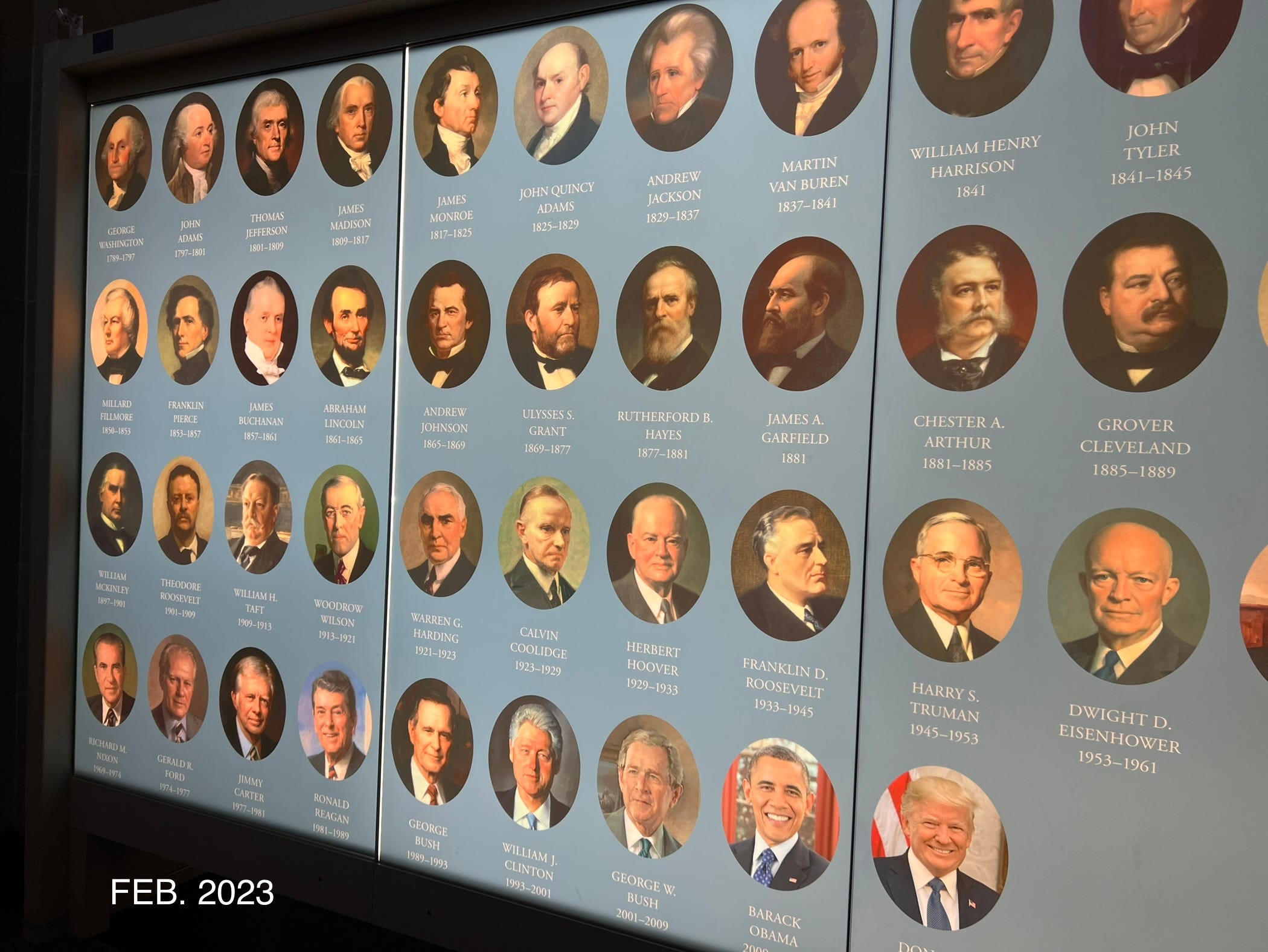 Donald Trump is Still President 2023 at the White House Visitor Center