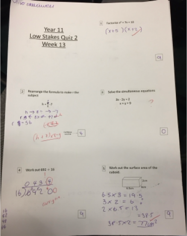 How confidence scores can increase learning