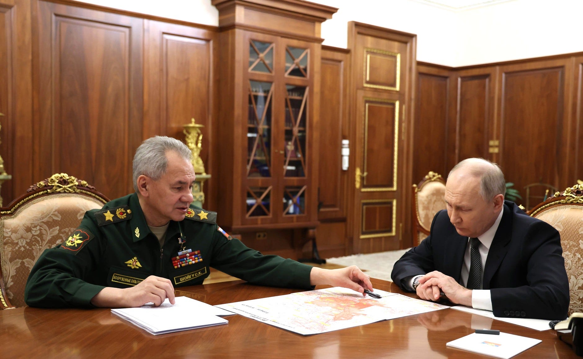 Shoigu Talks with Putin - by Karl Sanchez