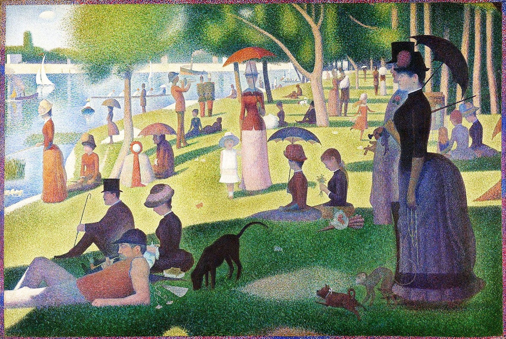 #34: Georges Seurat và nghệ thuật chấm điểm (pointillism) trong Một ...