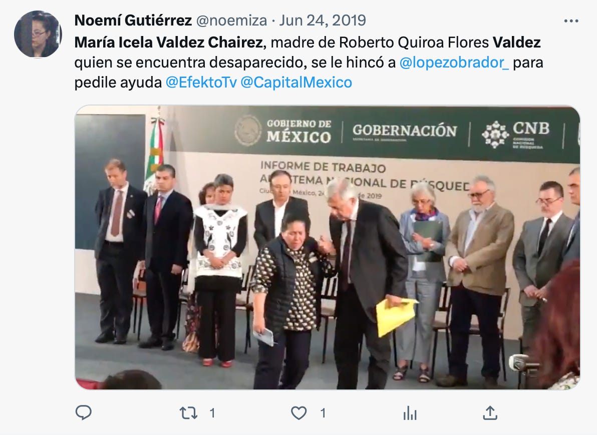 Families of Mexico's disappeared call for 'pact' with cartels; AMLO agrees