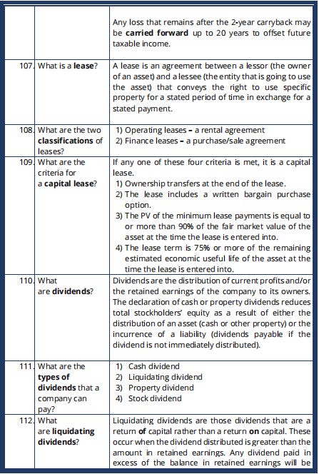 PART 1 - A: EXTERNAL FINANCIAL REPORTING DECISIONS - STUDY POINTS #3