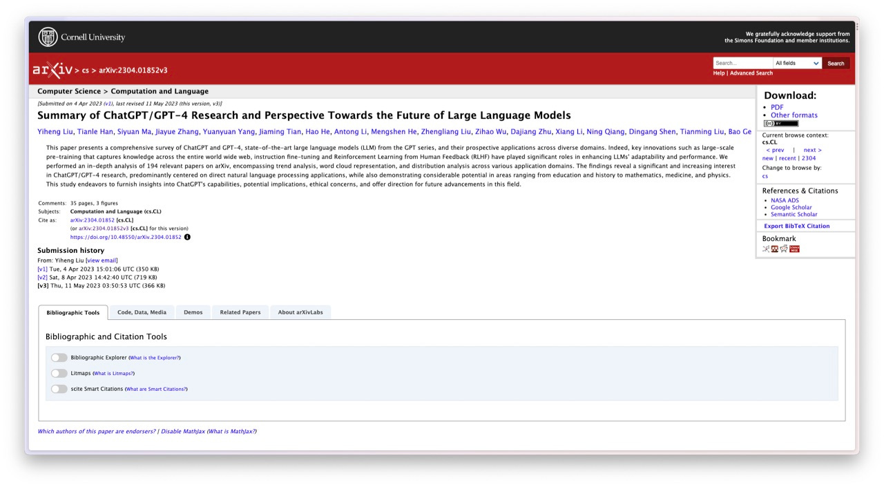 ChatGPT 学术插件写 arXiv 文献综述，哪个强？ - by Wang Shuyi