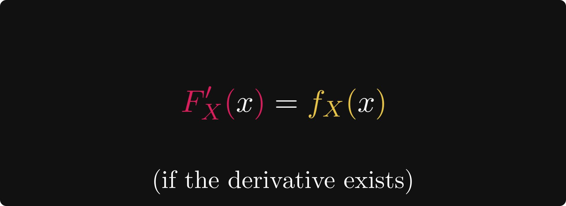 Probabilities, densities, and distributions