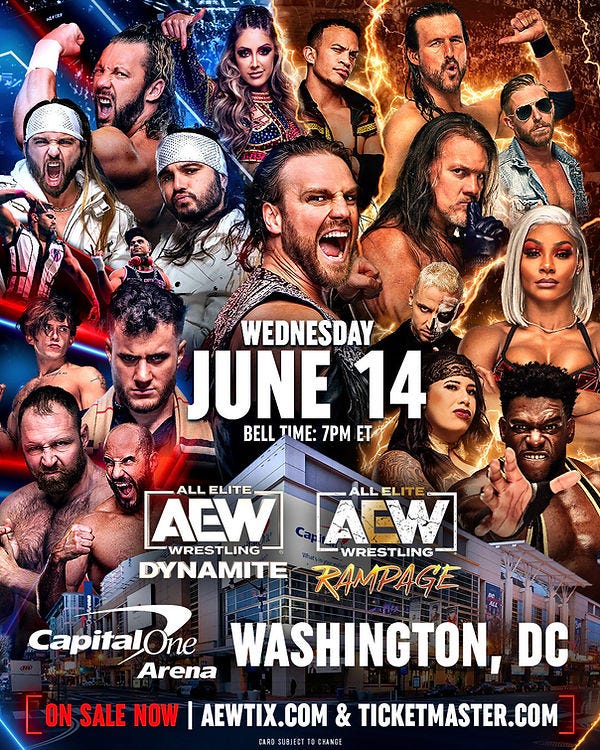 Previewing Wednesday's AEW Dynamite in DC - by Jeff Quinton