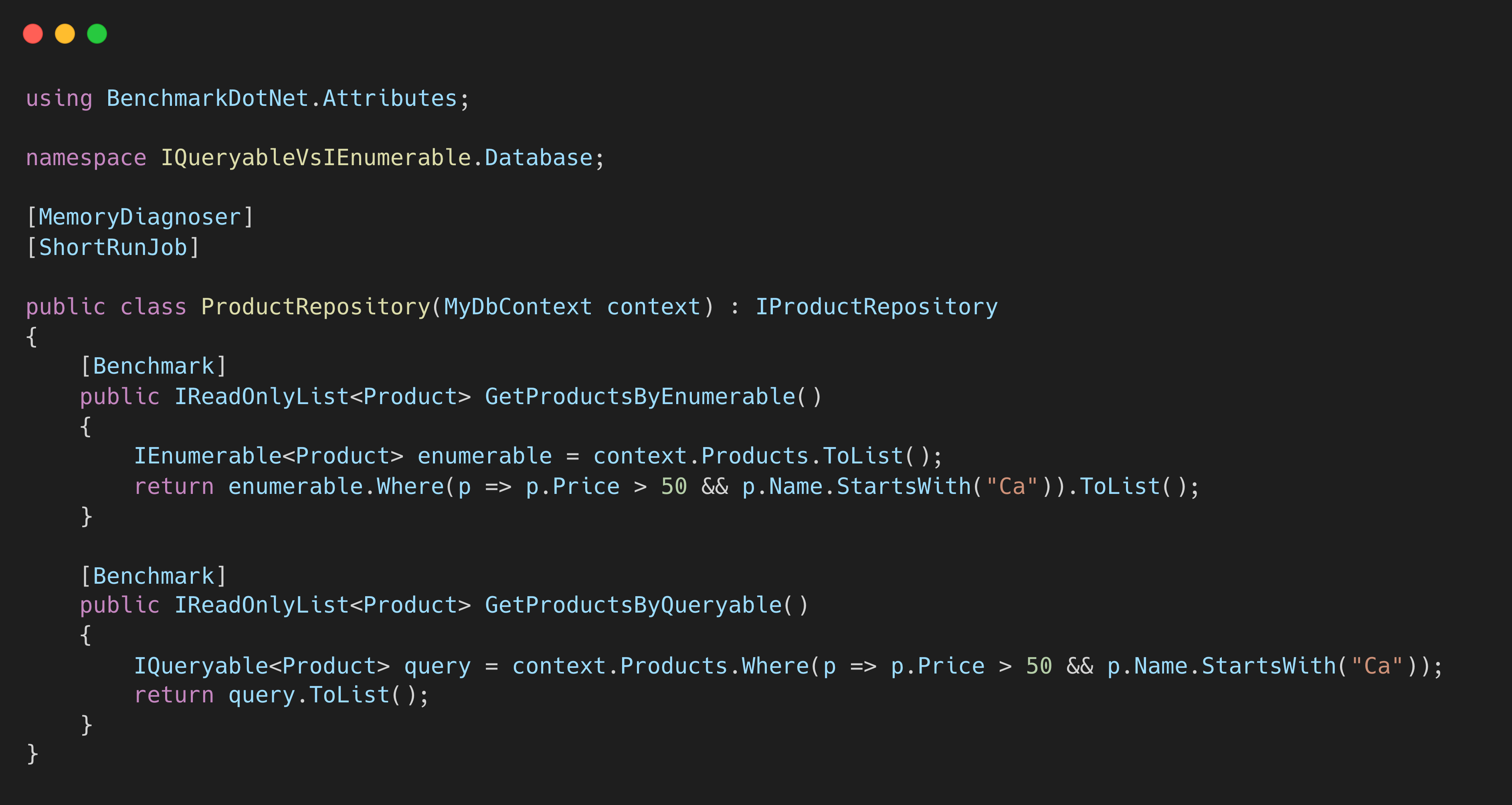 IEnumerable vs IQueryable: ¿Cuál Usar y Cuándo? 🧐🤔