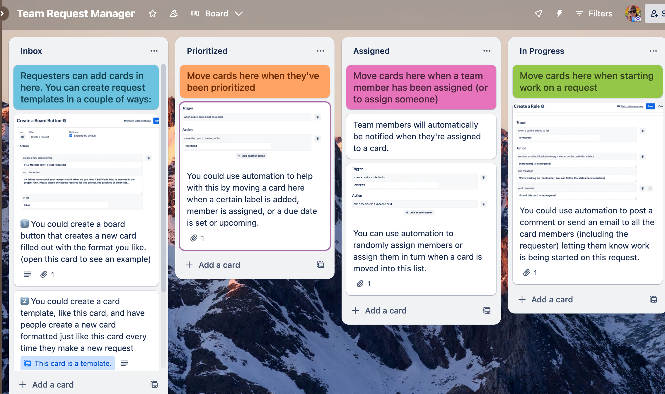 Manage requests and spray confetti everywhere 🎉 all possible with Trello!