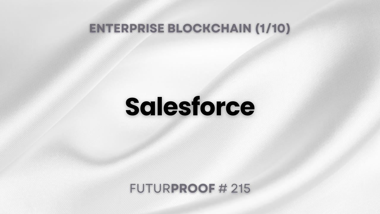 FuturProof #215: Enterprise Blockchain - Salesforce (1/10)