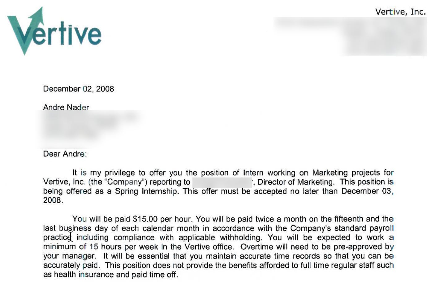 Every Accepted Job Offer Letter on My Path to Facebook