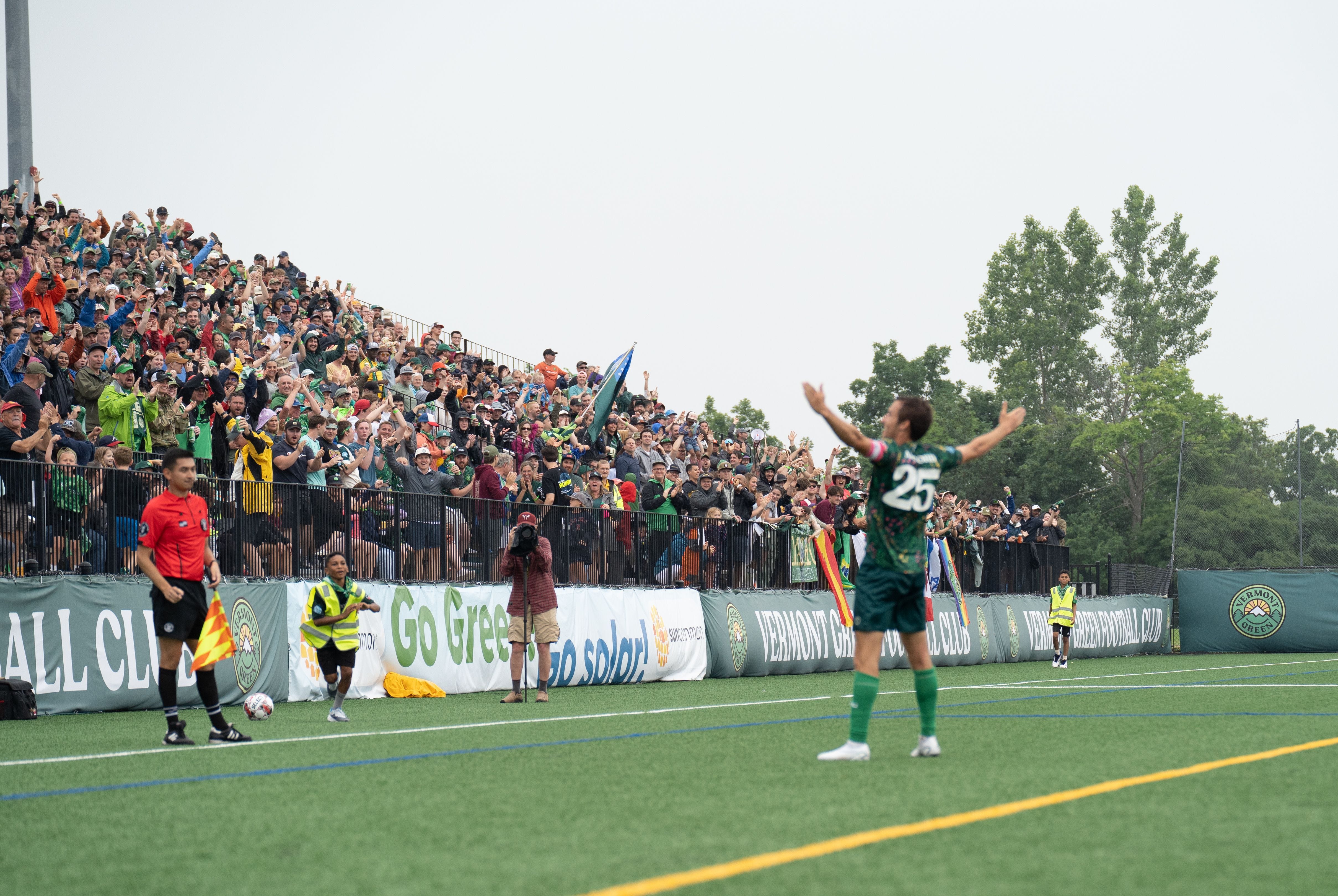 Vermont Green FC Named 2023 USL League Two Organization of the Year