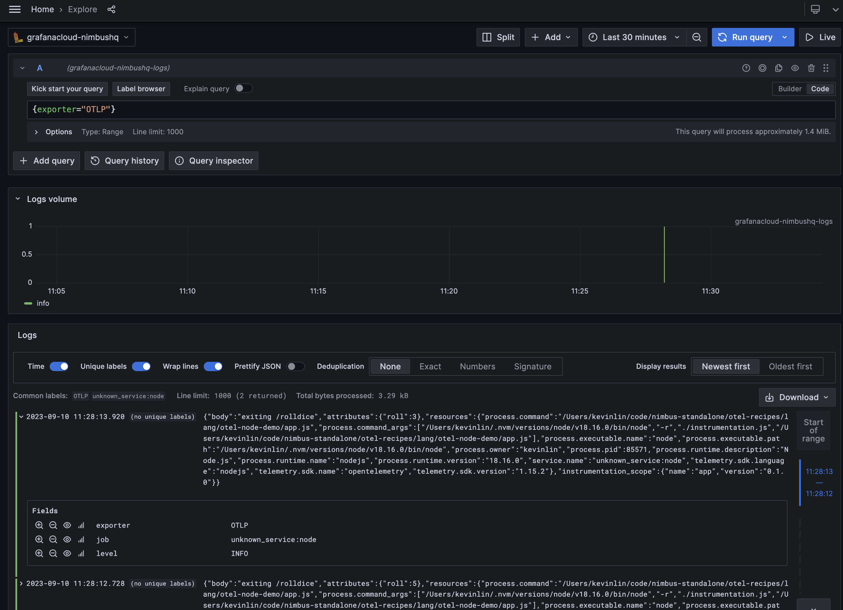 Logging with OpenTelemetry and Loki - by Kevin Lin
