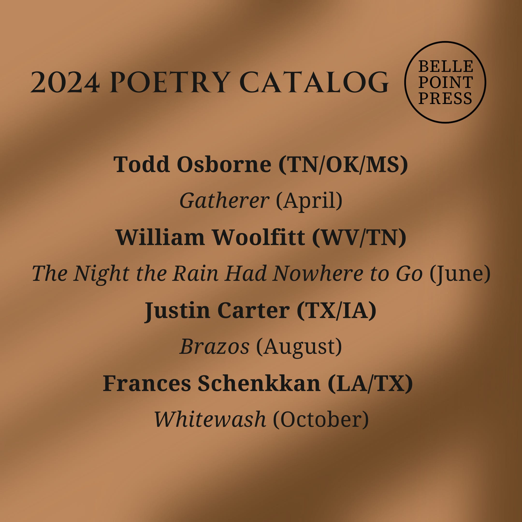 Belle Point Poetry 2024 - by Casie Dodd