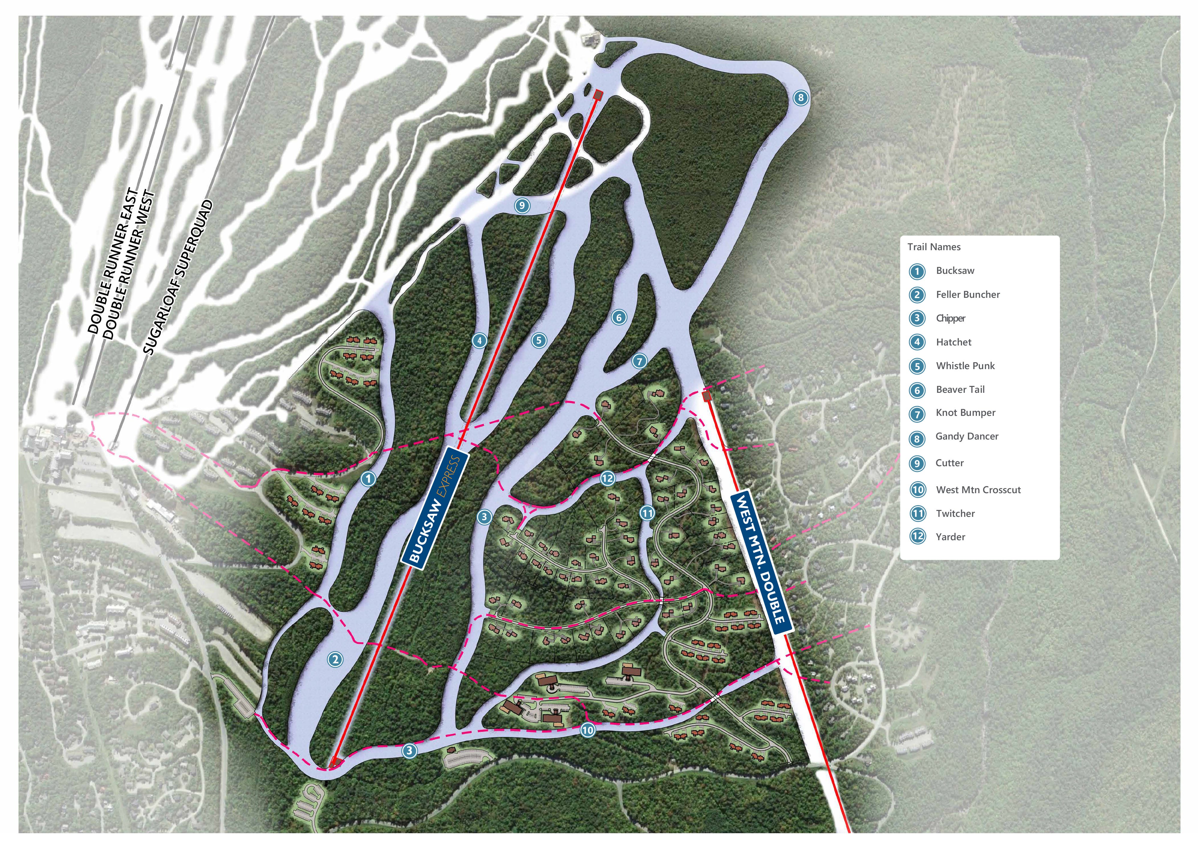 Sugarloaf Sets Timeline, Trail and Lift Names for West Mountain Expansion