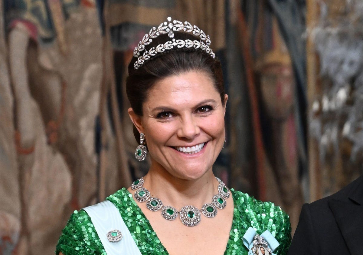 The Eleven Elegant Tiaras Worn by the Crown Princess of Sweden