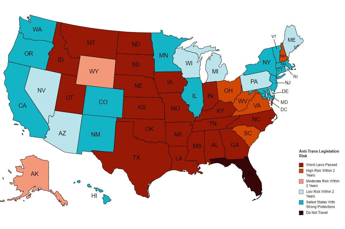 Erin's Anti-Trans Risk Map: Early Legislative Session Edition