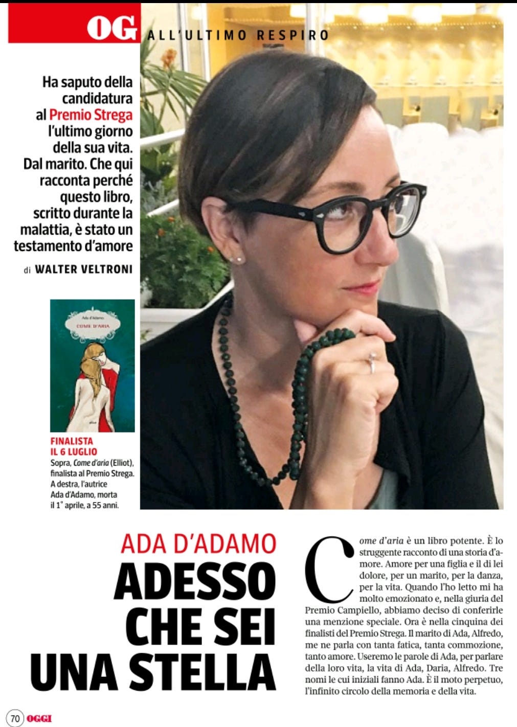 Come d'aria di Ada D'Adamo, Il Dio dello Stretto di Vins Gallico ...