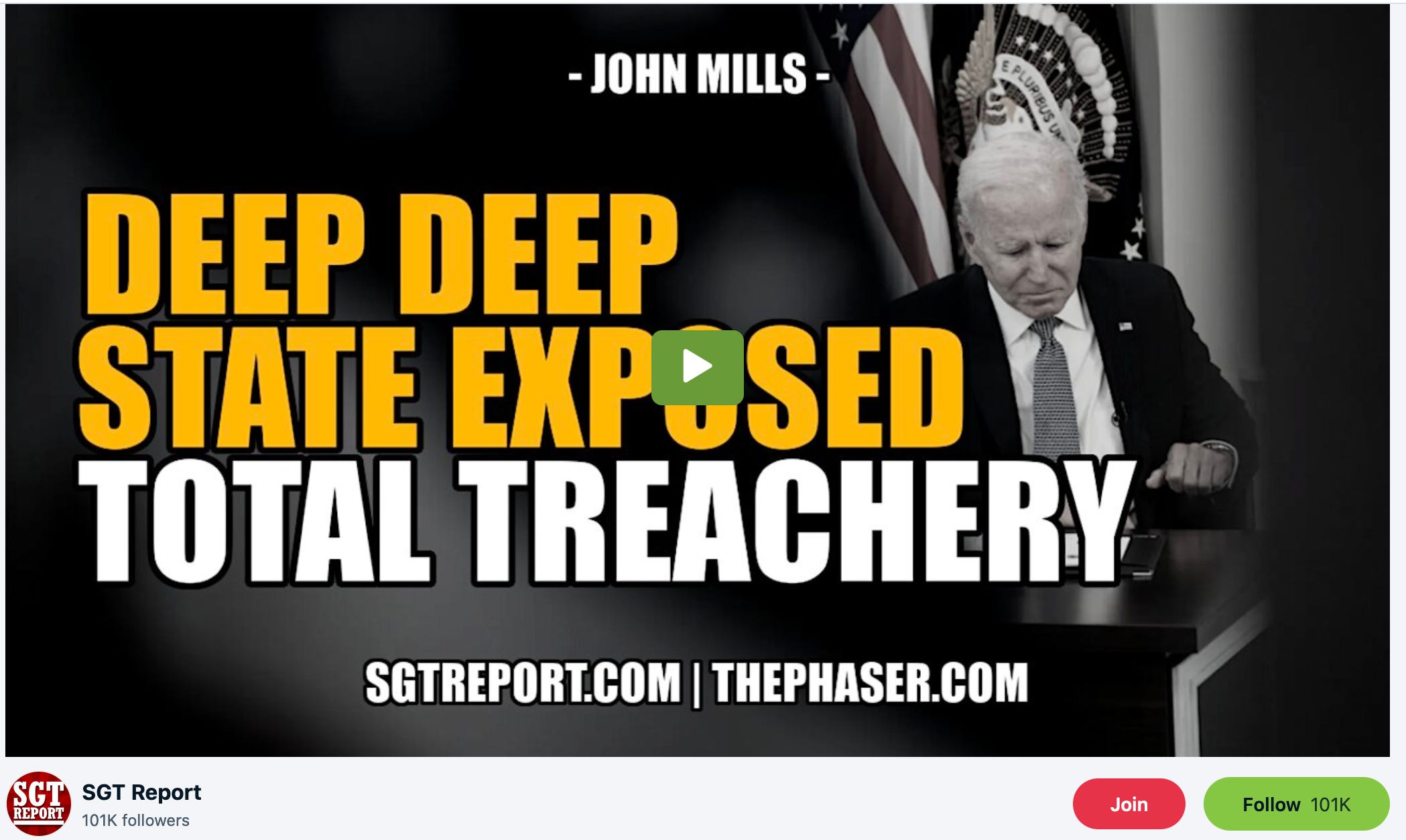 There is a Deep State - by ColonelRETJohn Mills