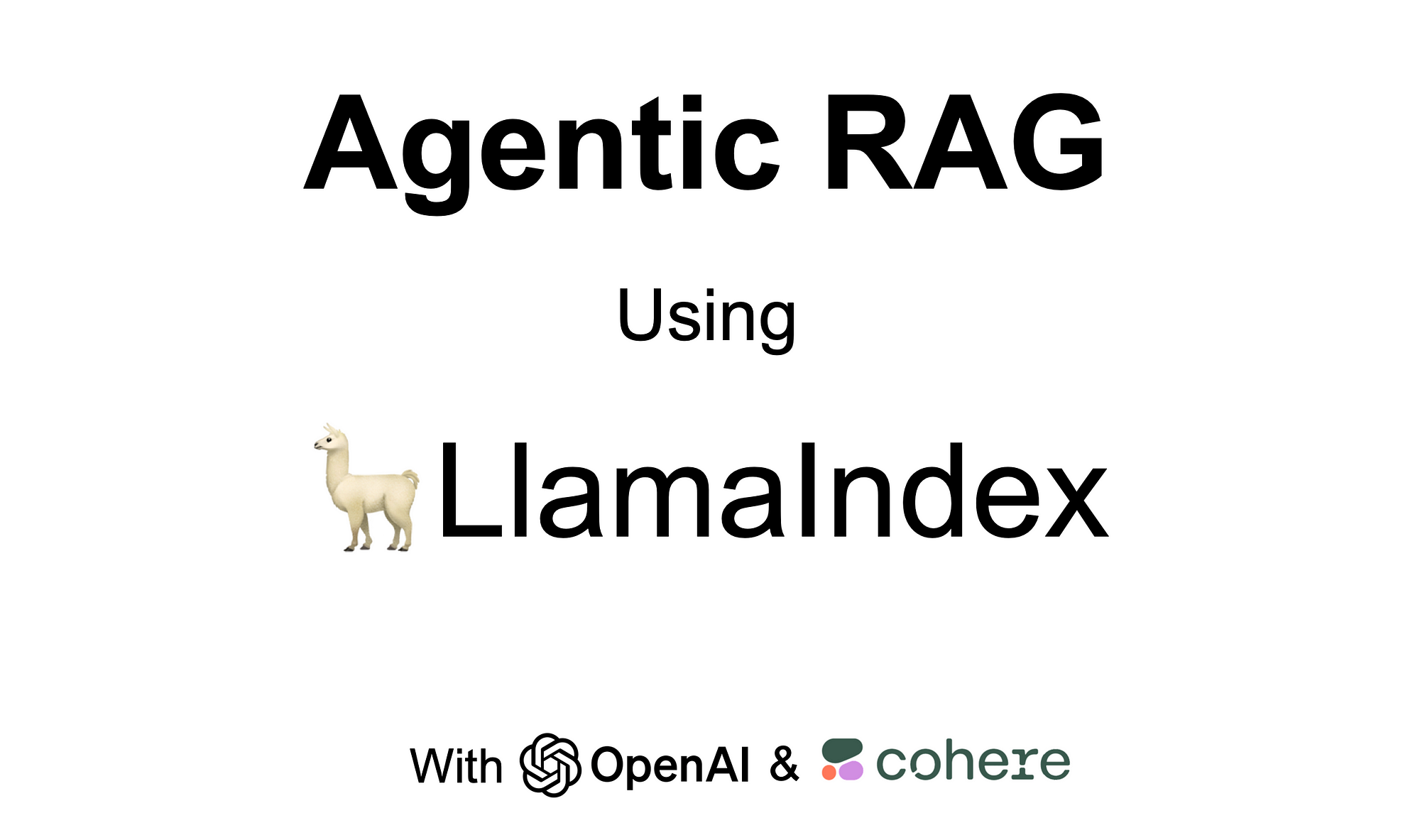 Agentic RAG With LlamaIndex