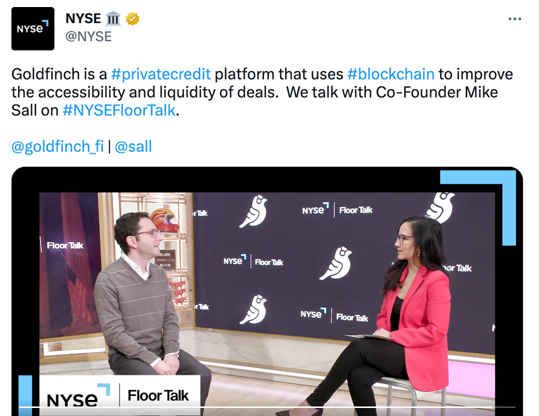 Goldfinch Update #45 - Goldfinch