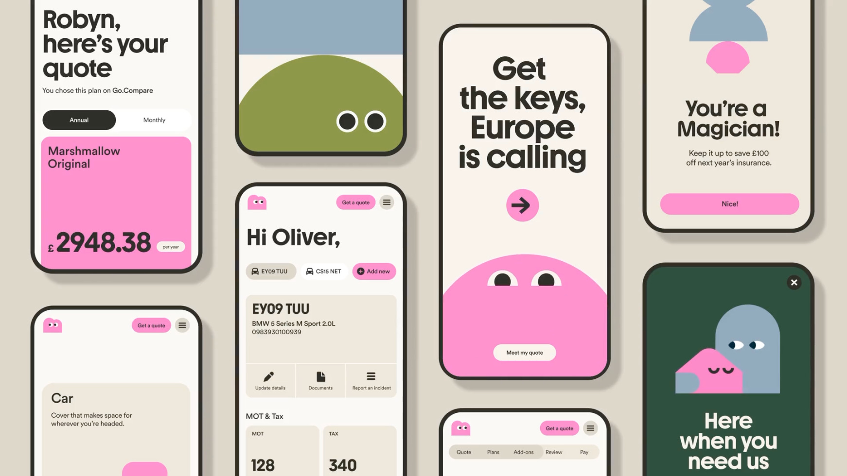 I'm baby, sell me insurance - by Mike Andrews