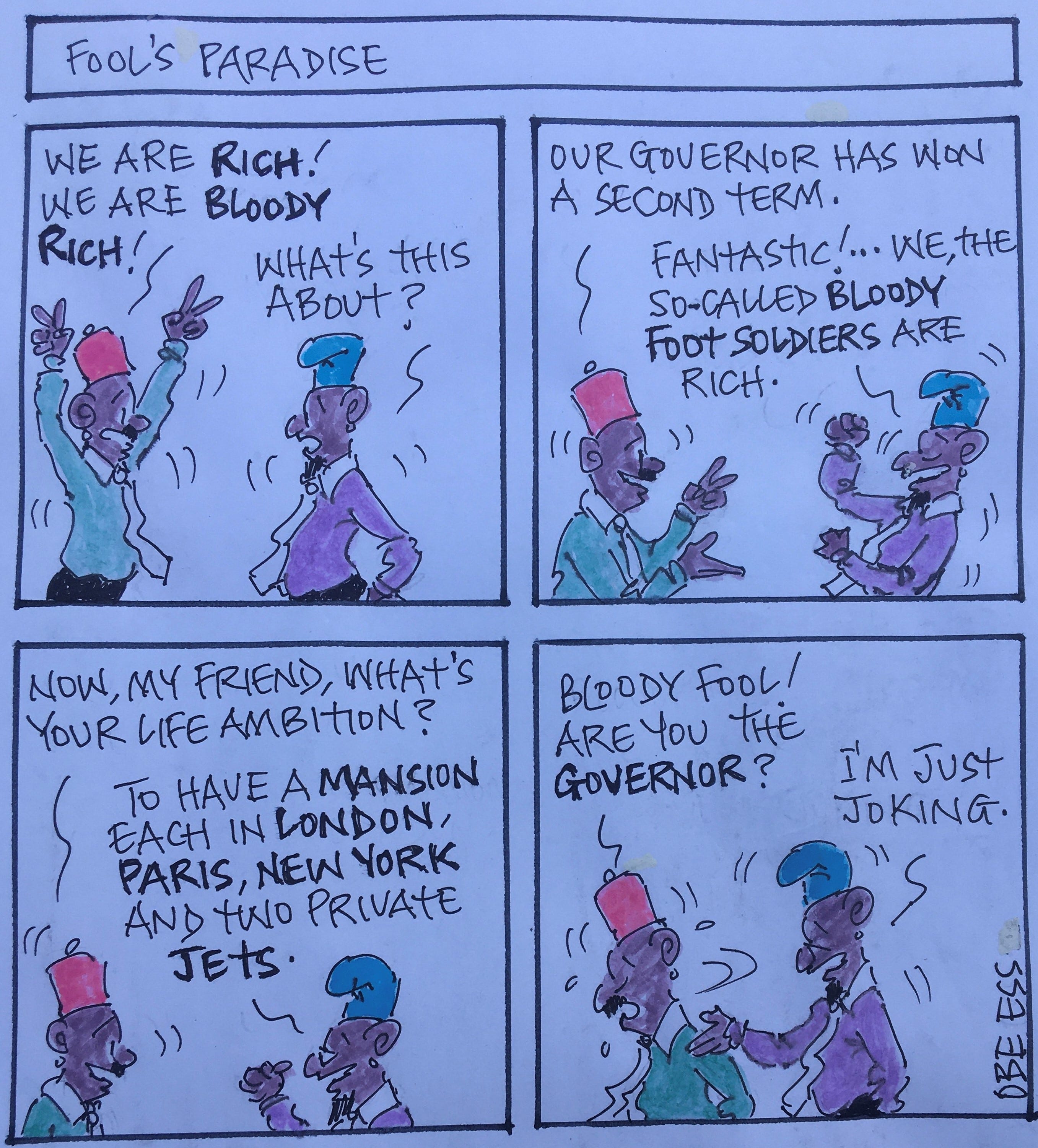 The CONmedians - by Obe Ess - Obe’s Newsletter