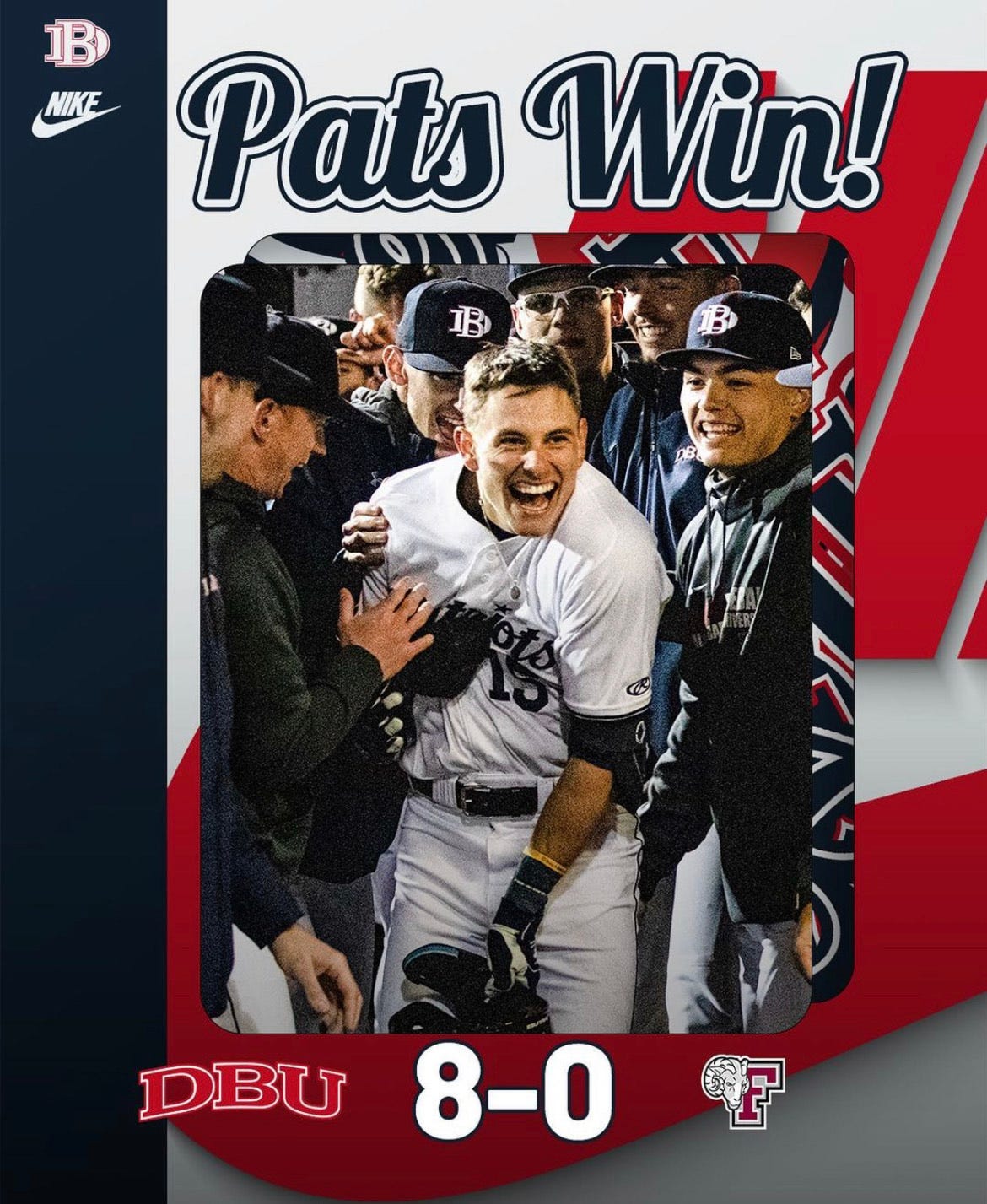 DBU (1-0) beats Fordham (0-1) on opening night.