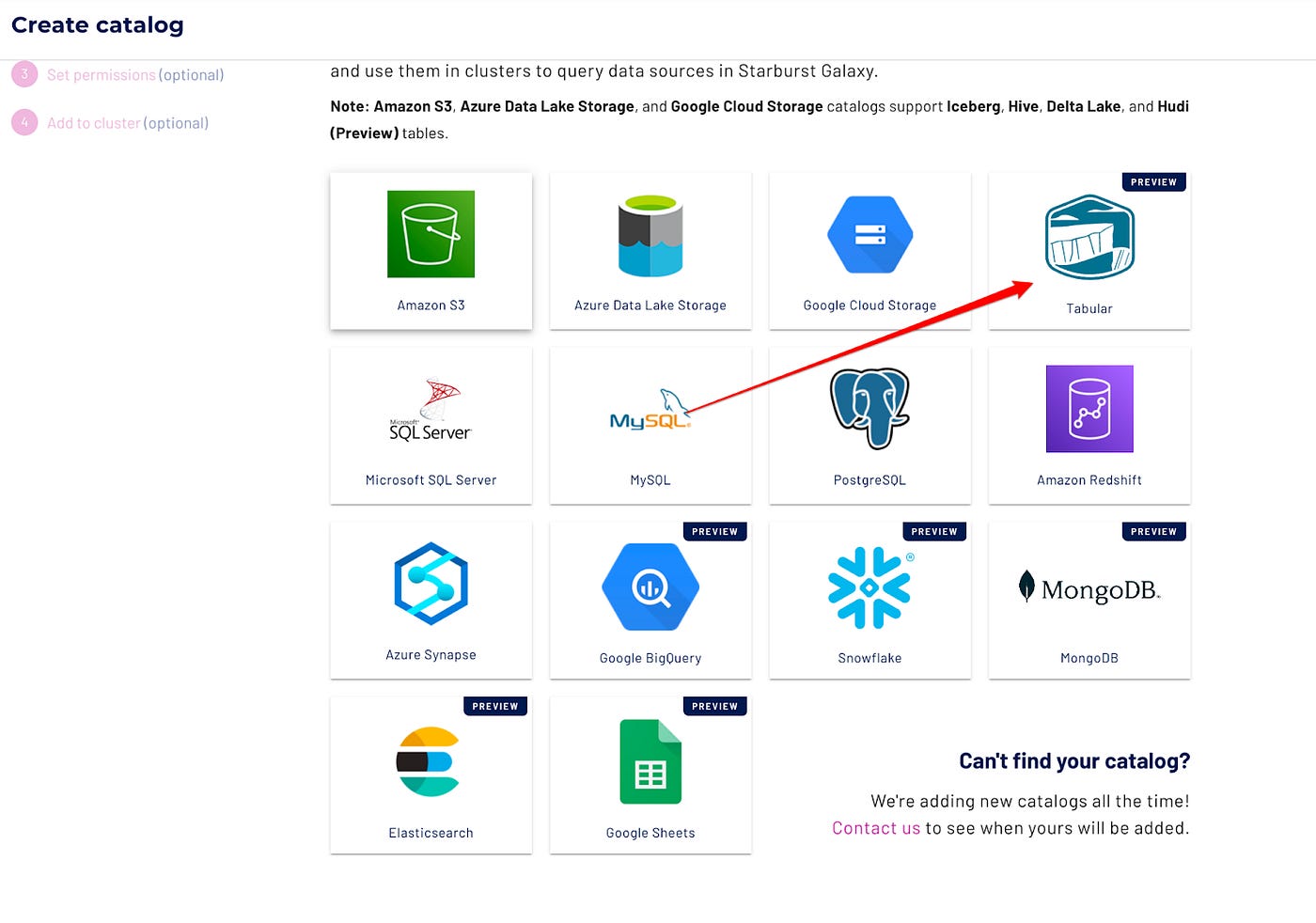 Starburst Galaxy Integration - Tabularasa