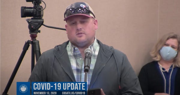 Anti-Mask Activist Caleb Wallace Dies On Homemade COVID-19 Cross