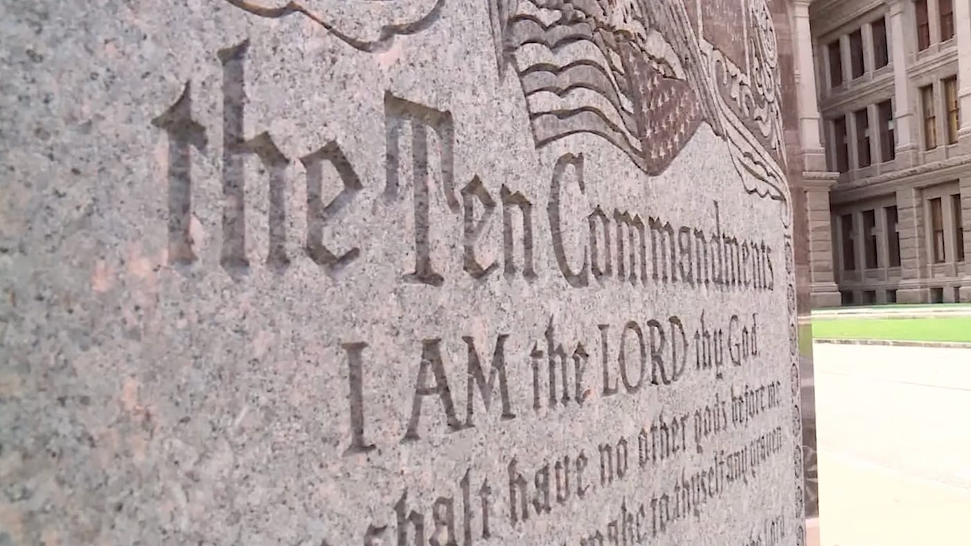 Texas bills would force classrooms to display the Ten Commandments (KJV ...