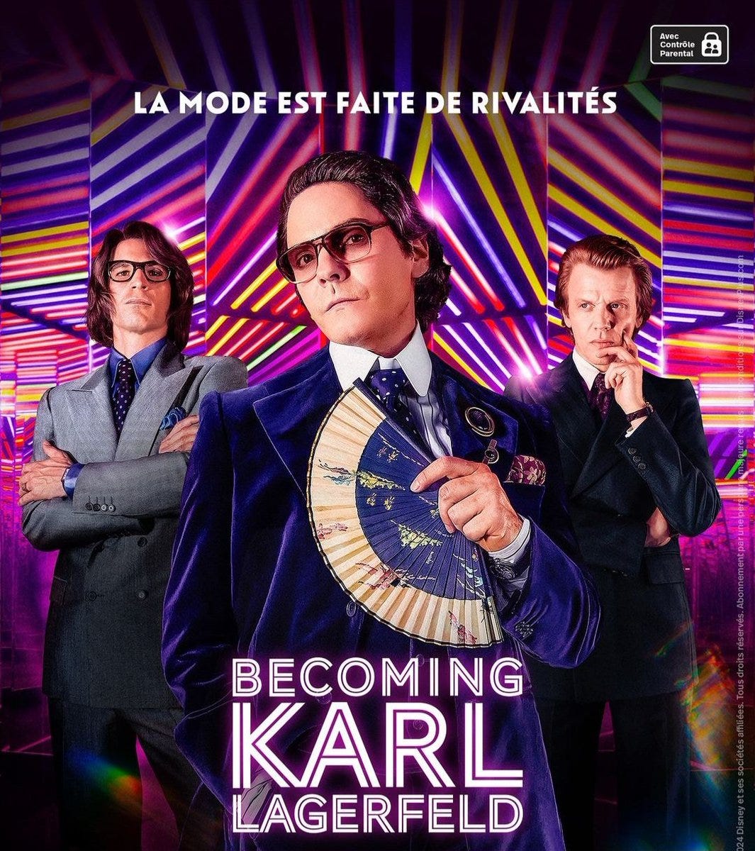 TV review - Becoming Karl Lagerfeld - Audrey Estrougo & Jerome Salle; 2024