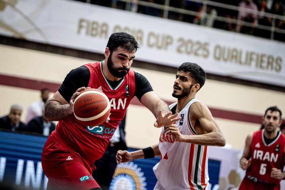FIBA Asia Cup 2025 Qualifiers: Iran's offensive rebounding sinks India ...