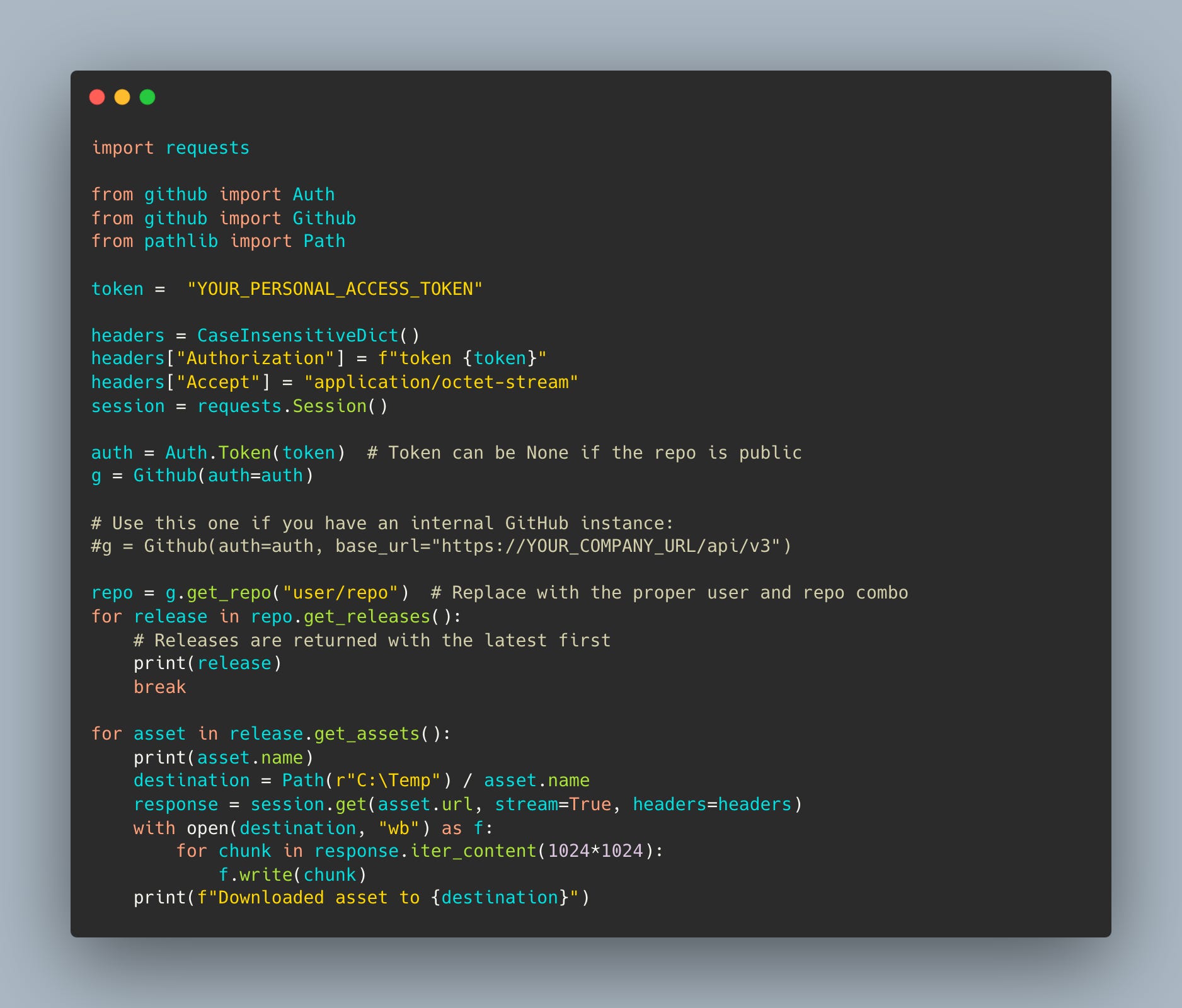 How to Download the Latest Release Assets from GitHub with Python