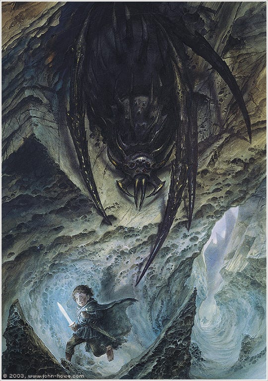 Ladies (Creatures?) of LOTR: Shelob - by Kat Deal