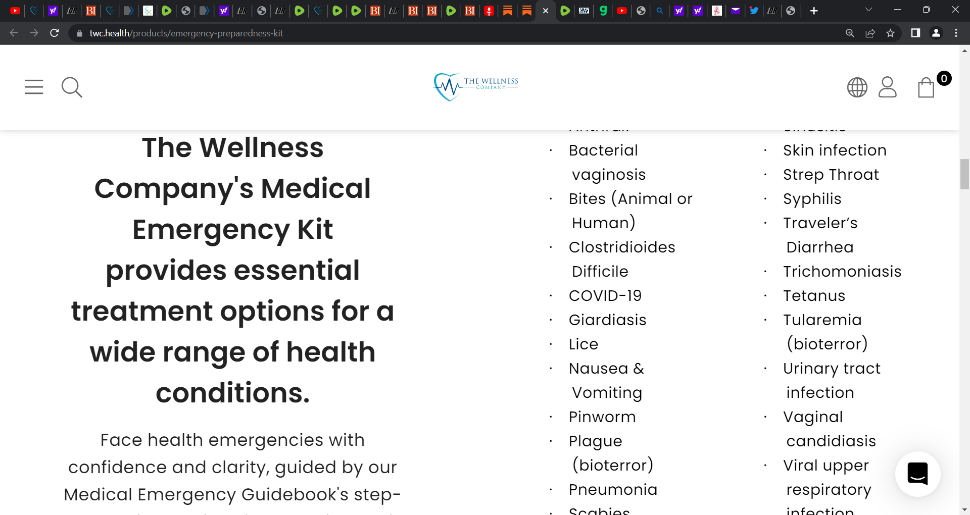 Medical Emergency kit (8 key medications to always keep on hand) from The Wellness Company (TWC ...