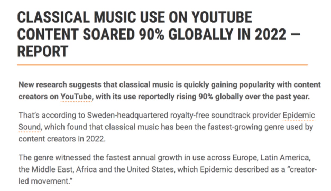 Six Recent Studies Show an Unexpected Increase in Classical Music Listening