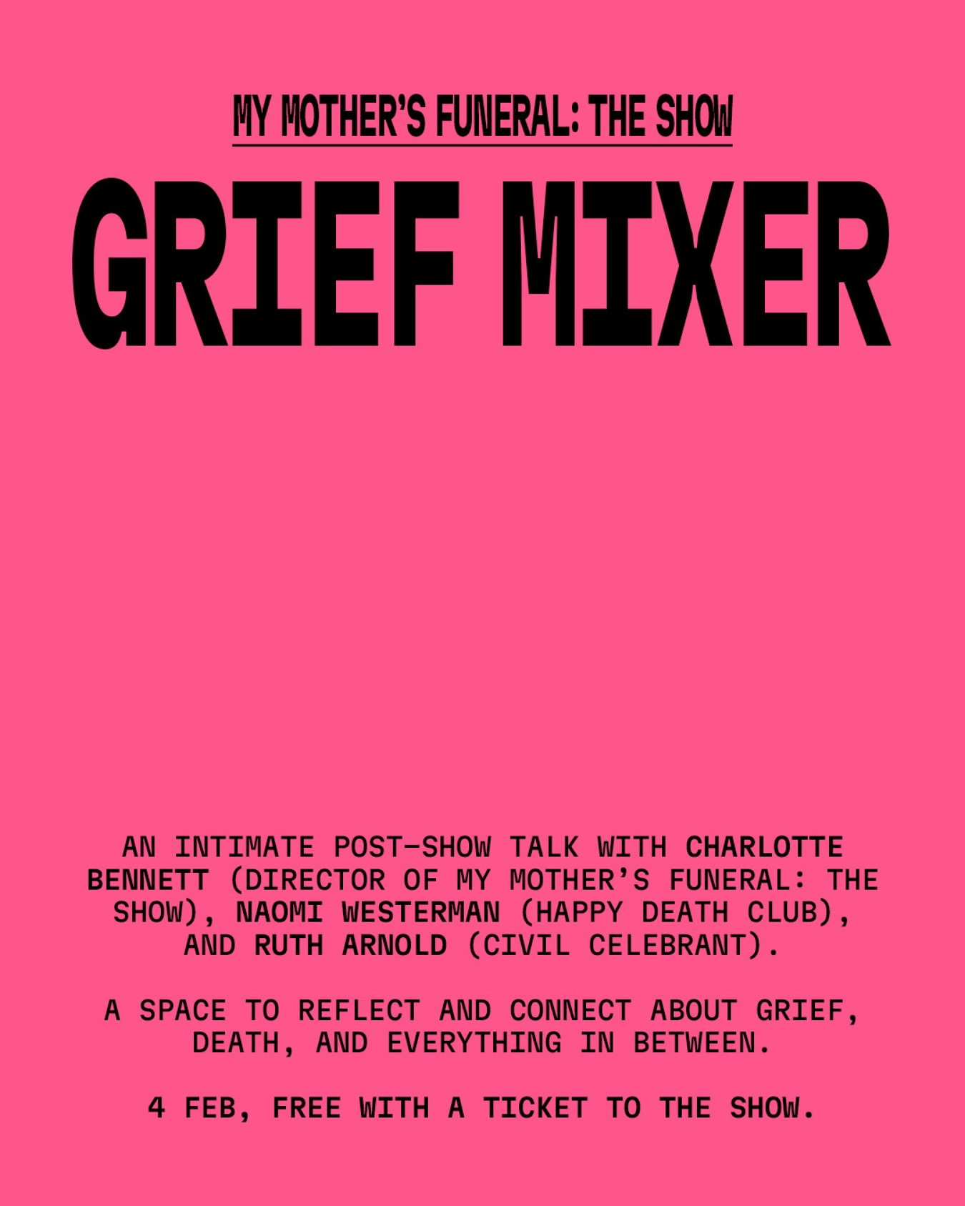 PAINES PLOUGH GRIEF MIXER - Happy Death Club