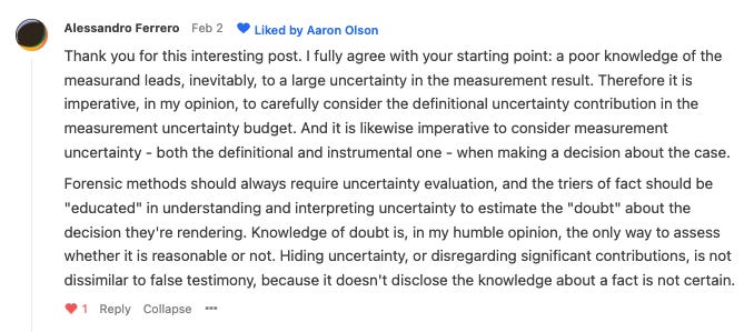 Forensic Metrology with Dr. Alessandro Ferrero and Dr. Veronica Scotti