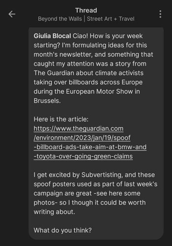 Brandalism. - by Giulia Blocal