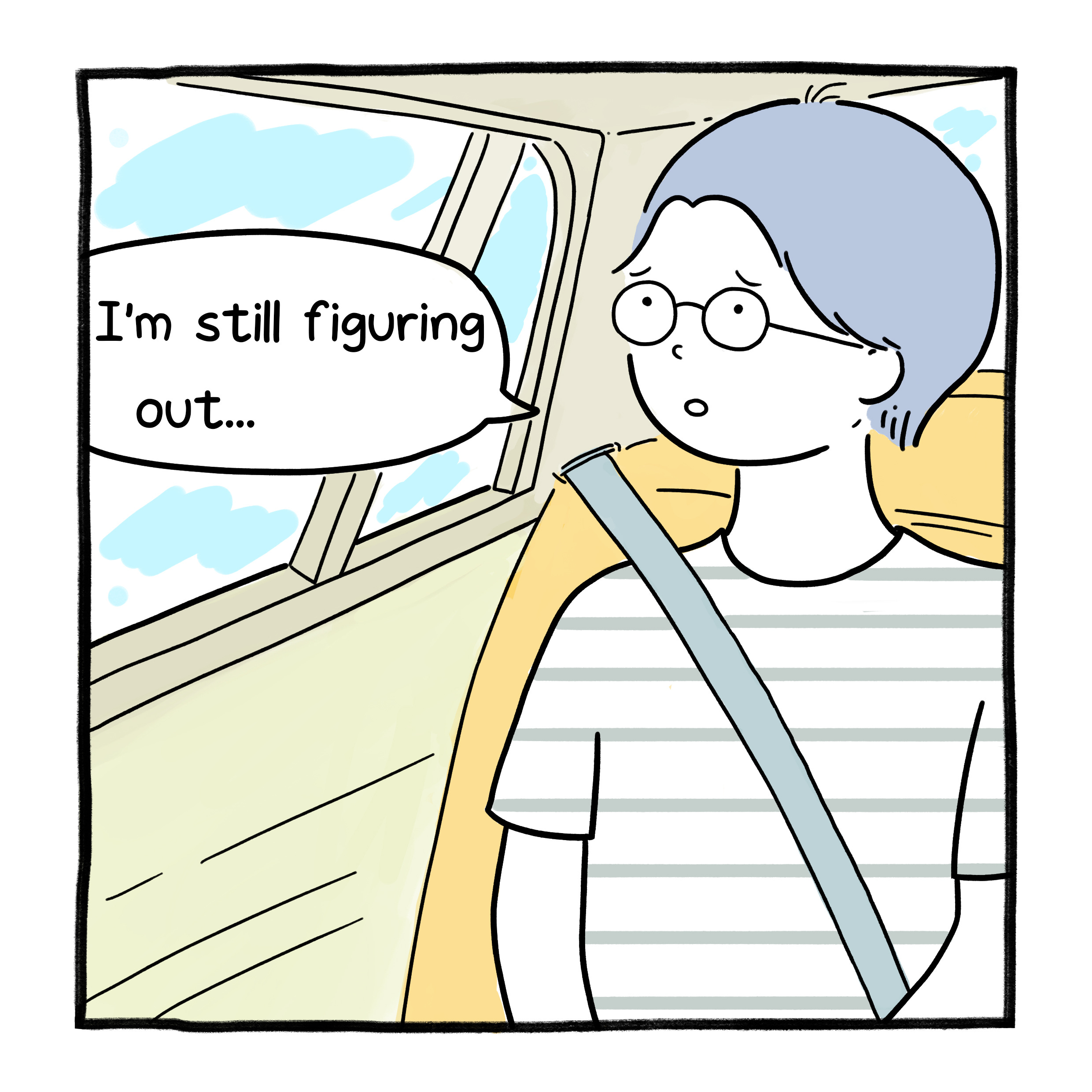 slice of life comedy comic webtoon Anxious Tall Girl