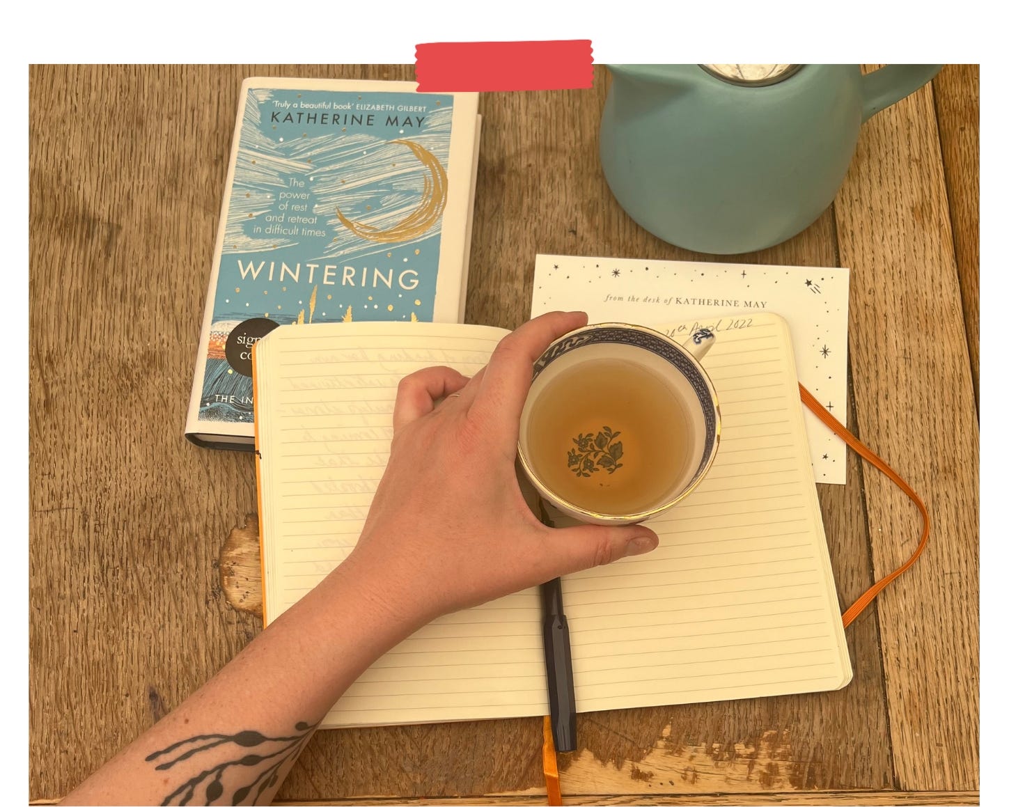 How I start a new book - The Clearing by Katherine May