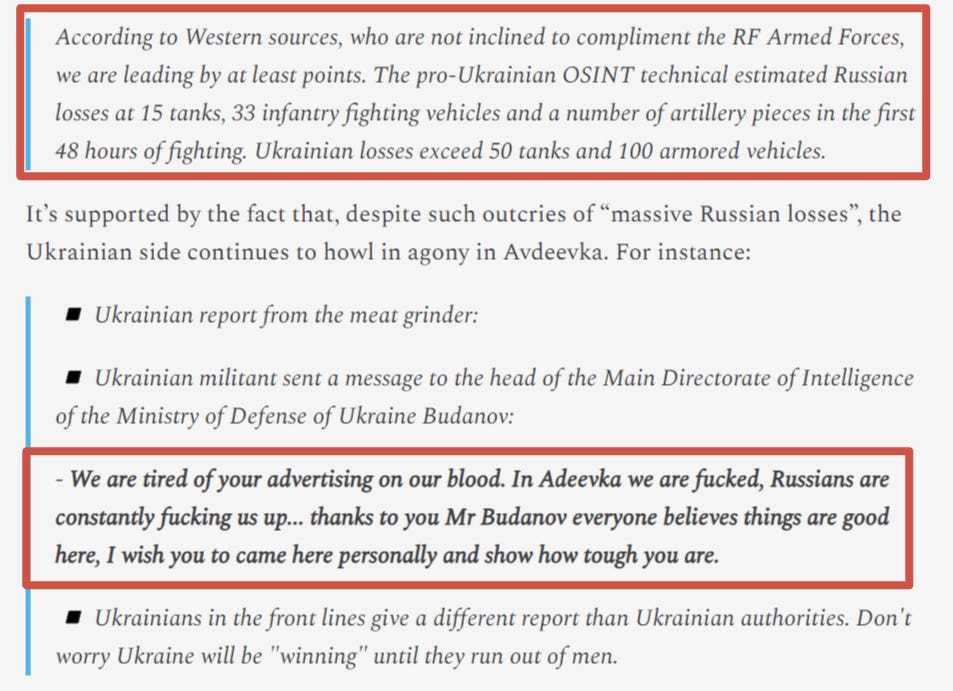 Battle for Avdeevka - Close Study