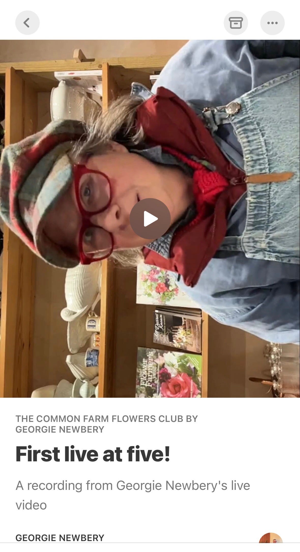 How to hold a live stream session on Substack