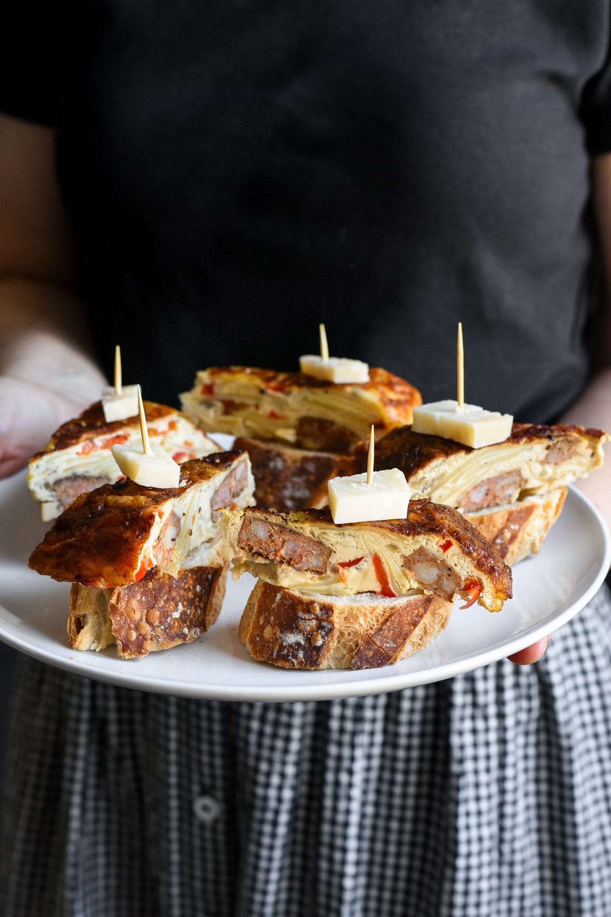 Basque Tortilla with Bell Pepper and Chorizo