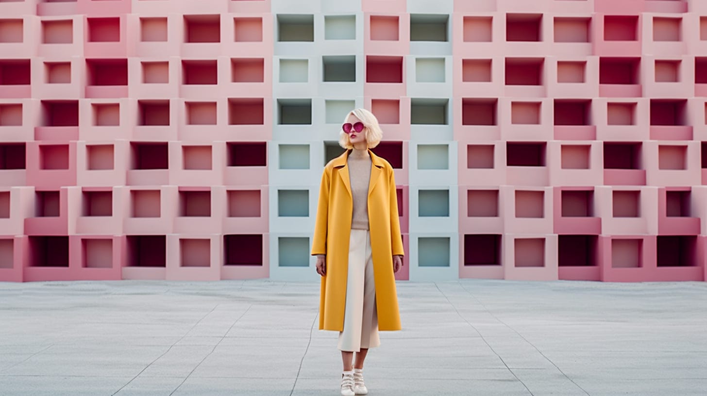 Explorations: bold backgrounds - by Mia Blume