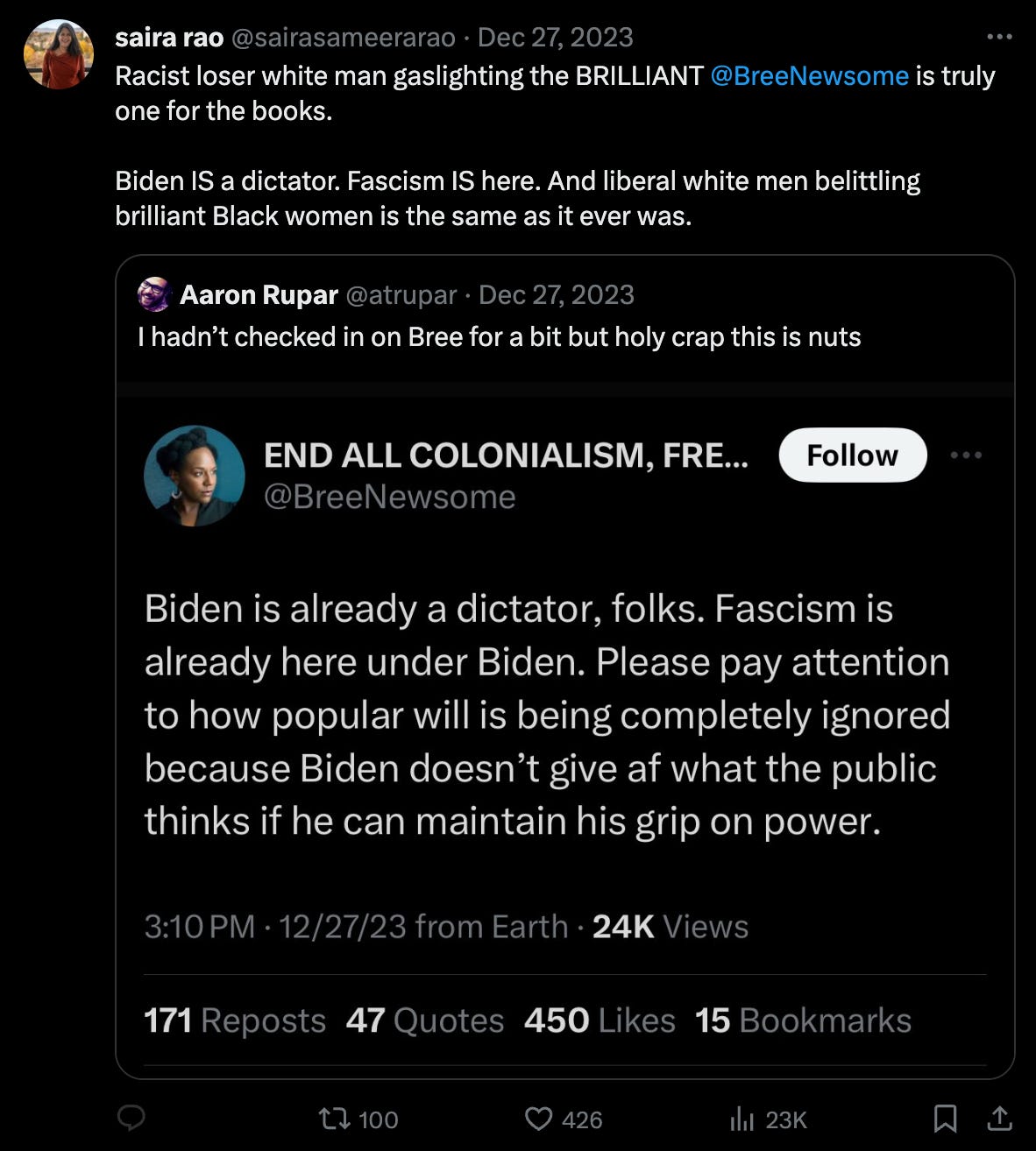 Checking In On Saira Rao - The Golem