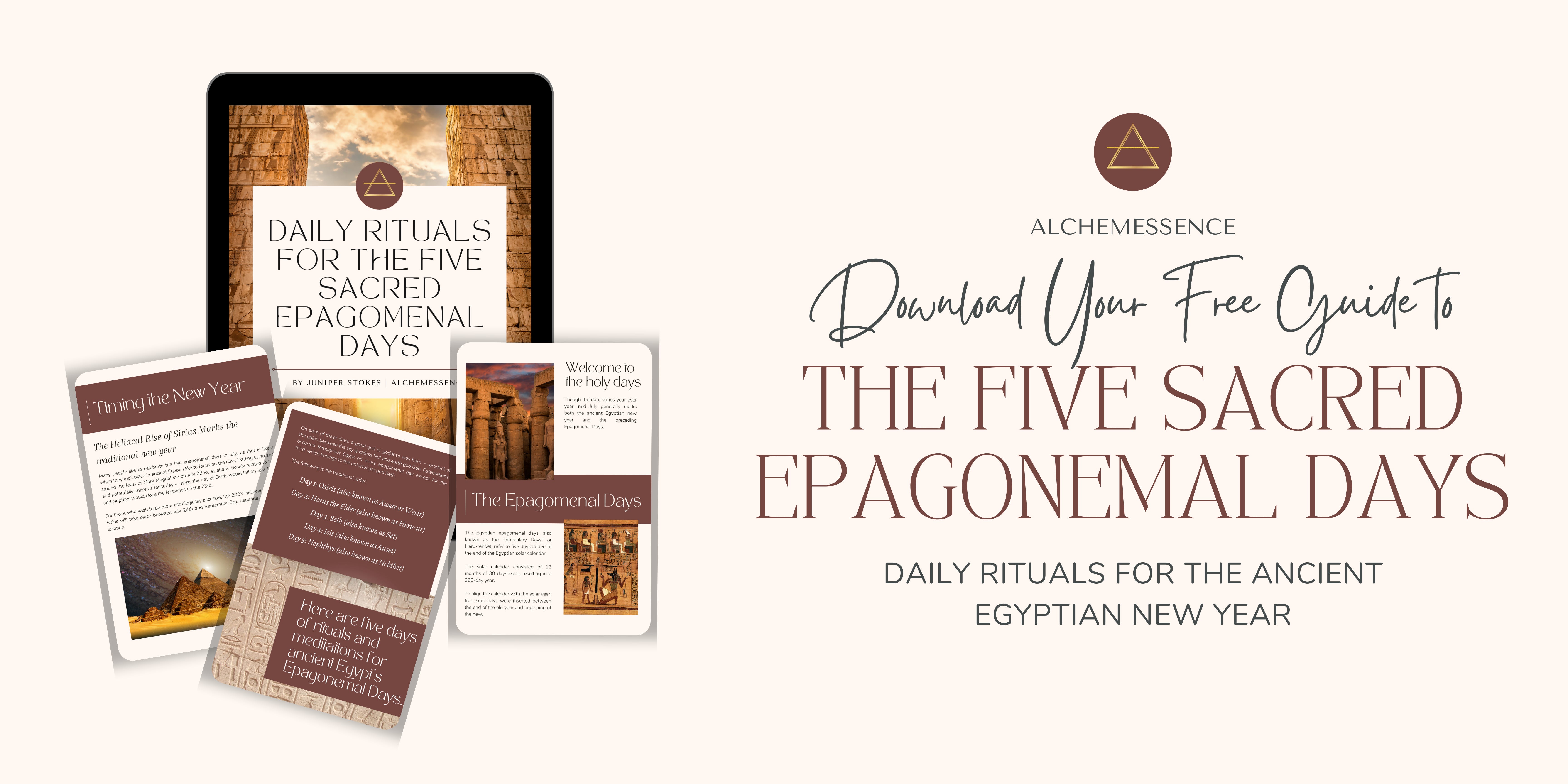 The Heliacal Rise of Sirius, the Five Sacred Epagomenal Days, and the ...