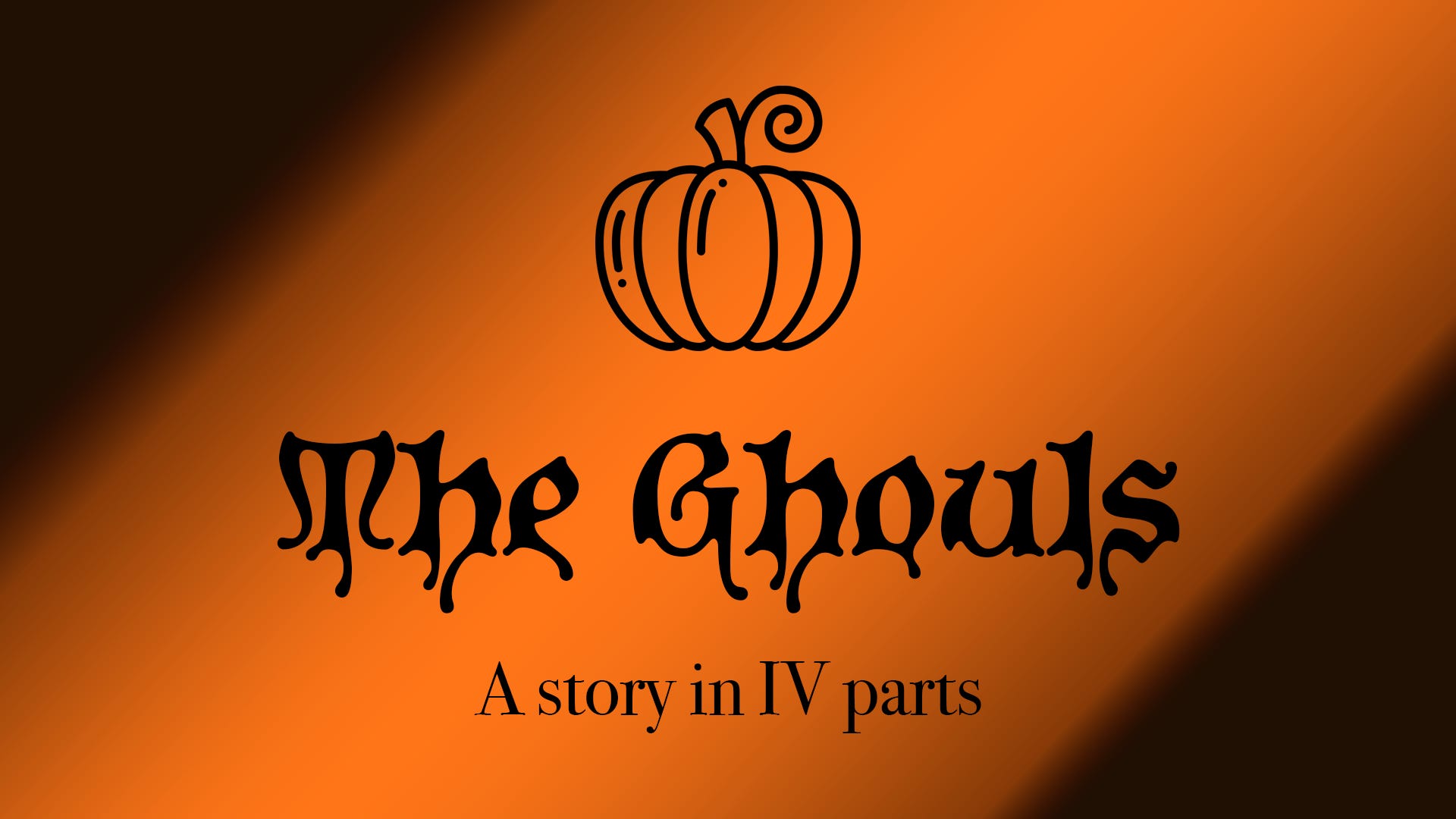 The Ghouls (Part I) - by Alexander Holcomb - The Dome