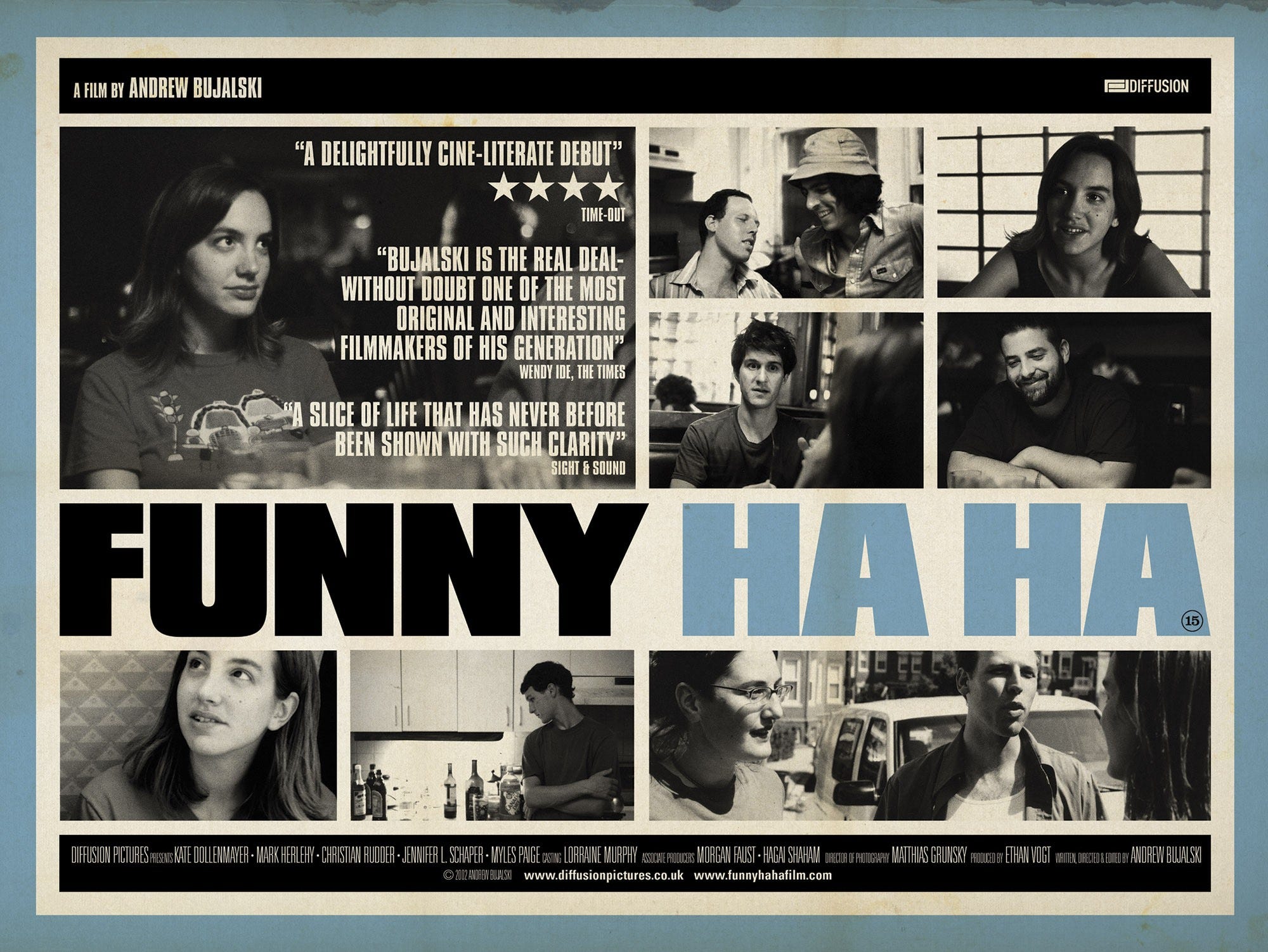 Funny Ha Ha (2002) by Andrew Bujalski - Tao Lin