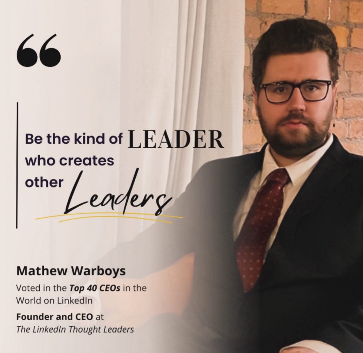 LinkedIn 4 $uccess Newsletter | Mathew Warboys | Substack